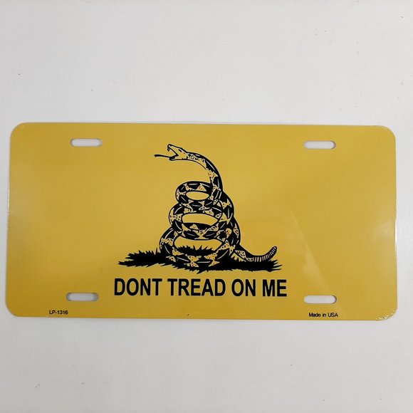Accents | Gadsden Flag Dont Tread On Me Flag License Plate | Poshmark